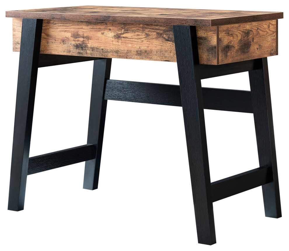 Retro Modern Console Table, Lift Up Top With Spacious Hidden Storage ...