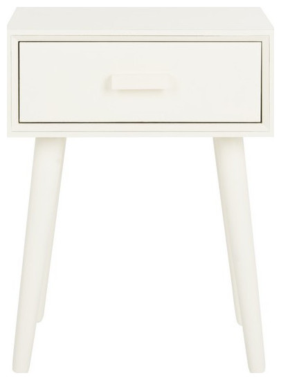 Hudson Accent Table Vintage White - Midcentury - Side Tables And End ...