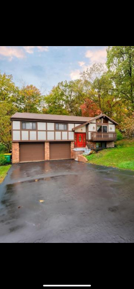 Tudor Split Level Exterior Makeover