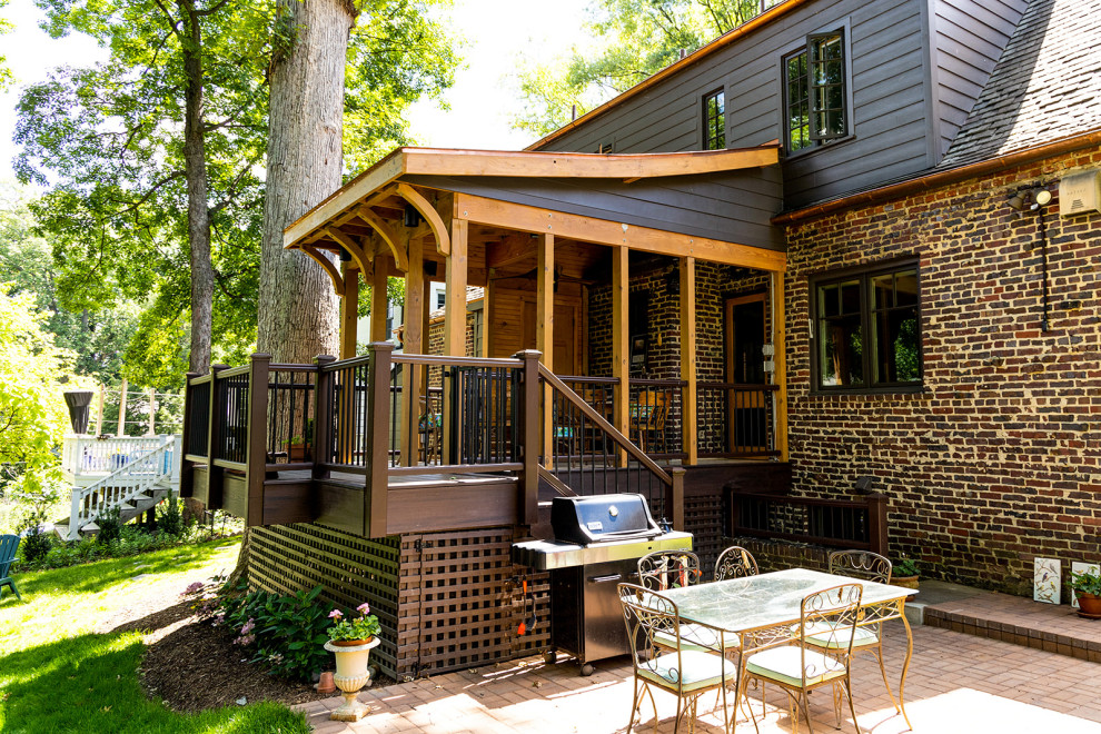 Chevy Chase - Porch Addition - Midcentury - Porch - DC Metro - by C&D ...