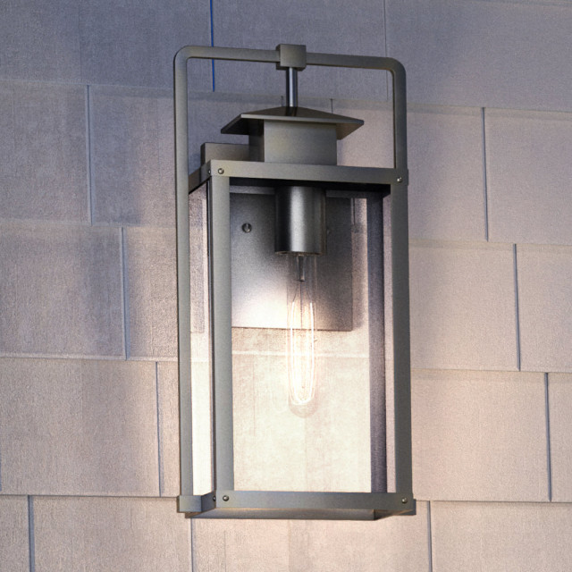 Luxury Lux Industrial Wall Sconce, Burnished Aluminum, UEX1031 ...