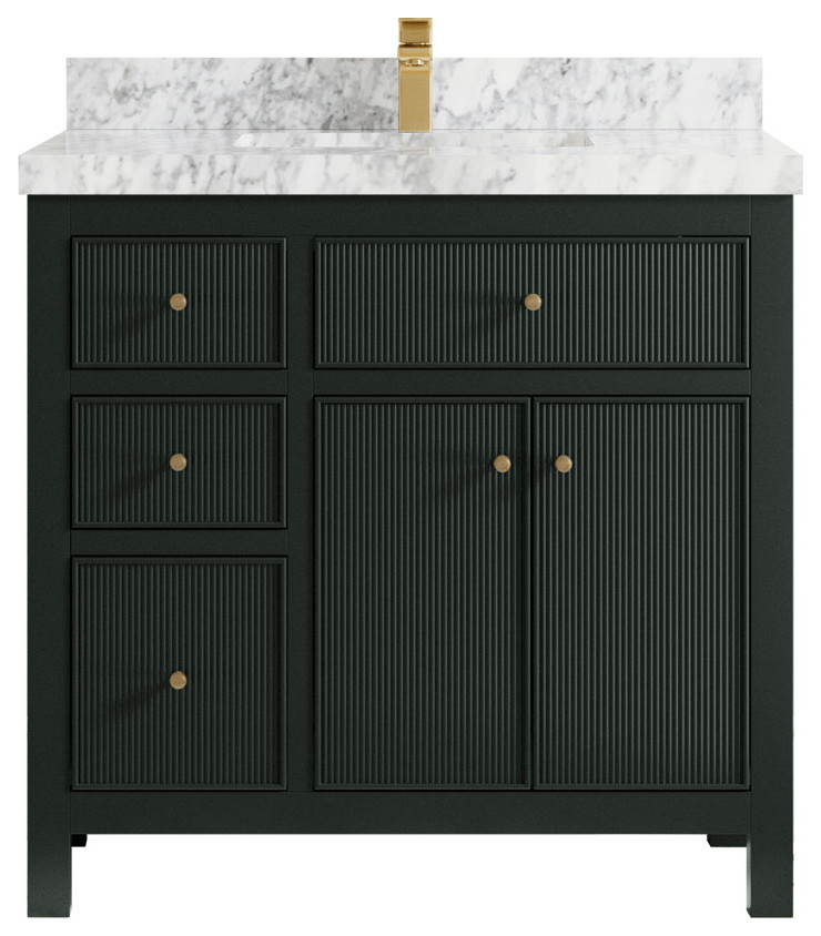 Willow Collection Sonoma Teak, 36" Center Right - Transitional ...