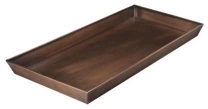 Smith & Hawken Copper Boot Tray - Traditional - Shoe Storage - by Target