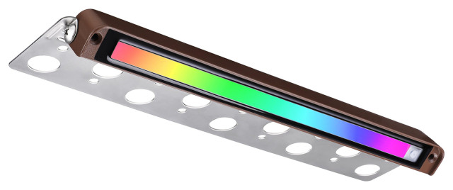 24Pack LED 12" Multi-Color Hardscape Stair Light for Pathway Step Low ...