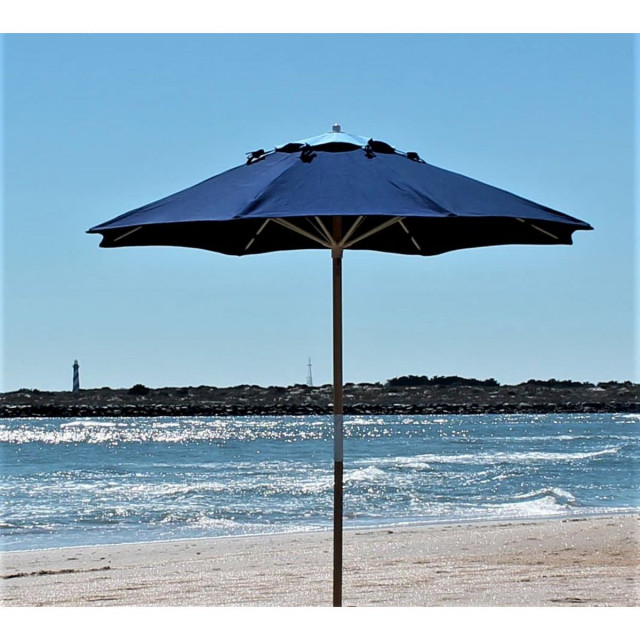 Las Olas 8 Rib .302 7.5' Octagon Market Umbrella, Captain's Navy ...