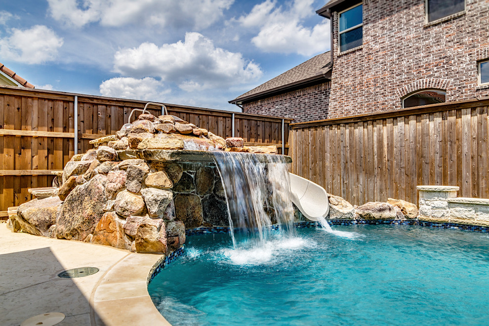 Custom Pool Features Dallas, Plano, McKinney - Swimming Pool & Hot Tub - Dallas - by Riverbend ...