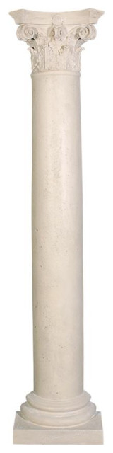 Design Toscano Corinthian Architectural Half Column - Transitional ...
