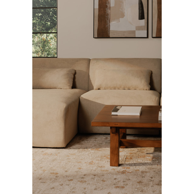 Amelia Left Arm Facing Chaise - Transitional - Indoor Chaise Lounge ...