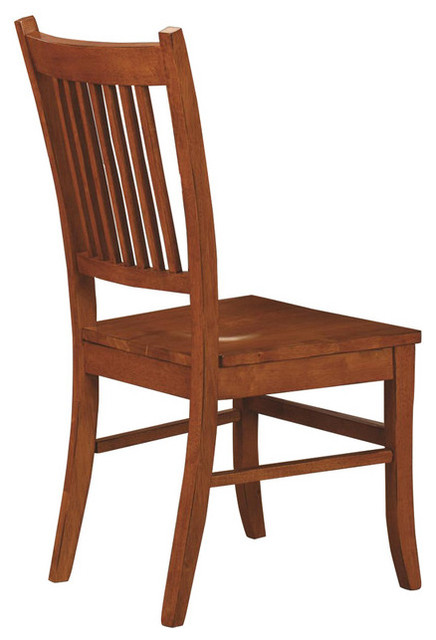Meadowbrook Medium Oak Dining Side Chairs, Set of 2 - Transitional ...