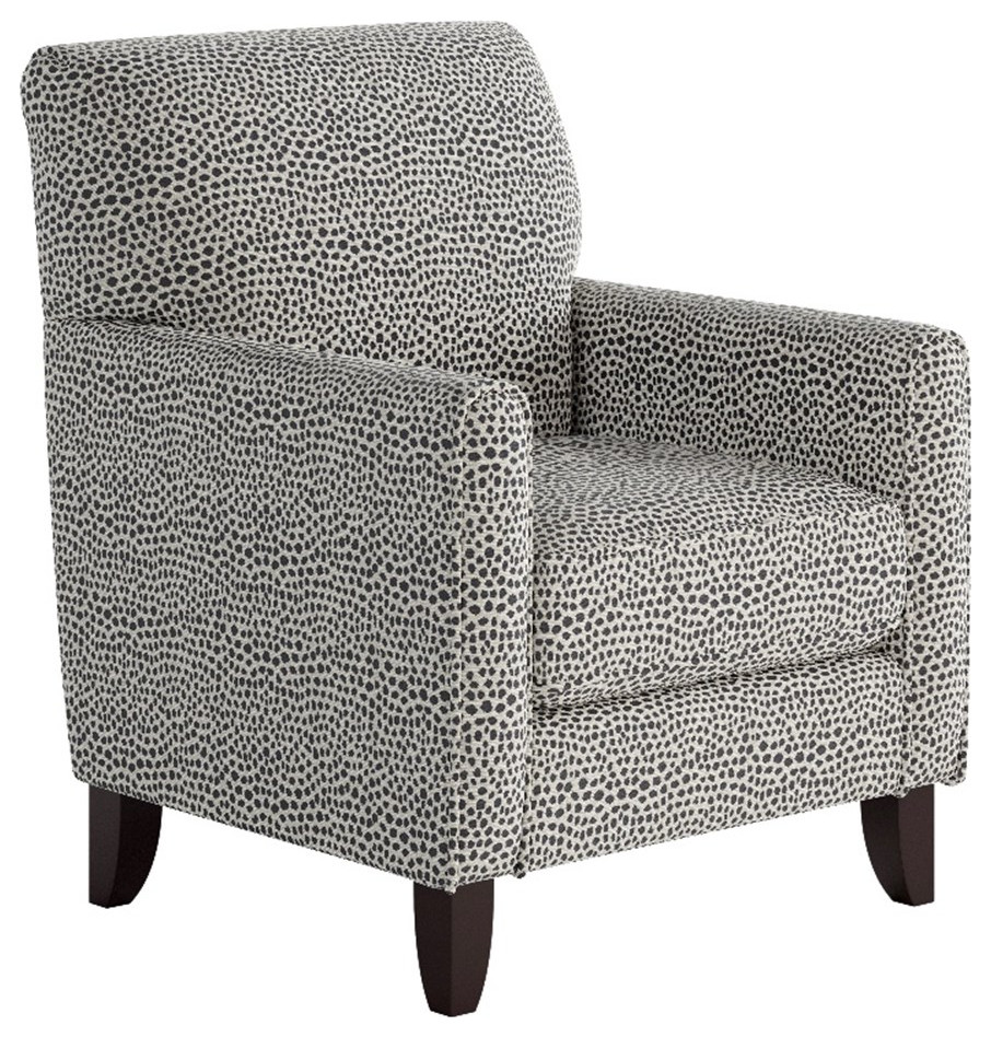 Southern Home Furnishings Faux Skin Carbon Polypropylene Accent Chair