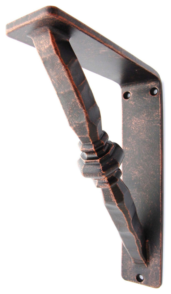 Wrought Iron Corbel - Cooper 2" Wide Iron Countertop Corbel, 9.5" Deep ...