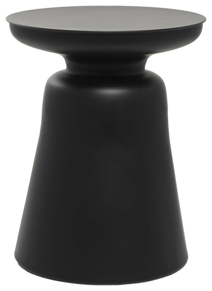 Urban Designs Bellflower 19" H x 15" W Metal Round Accent Table PARENT ...