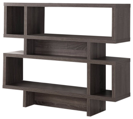 Embellishing 2-Tier Display Cabinet, Gray - Transitional - Display And ...