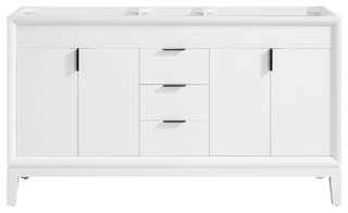 Avanity Emma 60" Vanity Only, Dove Gray - Transitional - Bathroom ...