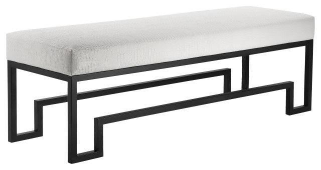 Laurence Bench - Transitional - Upholstered Benches - by American Home ...