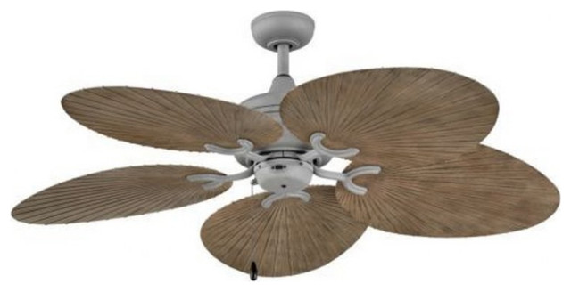 Nature Inspired Leaf-Shaped 5-Blade Ceiling Fan Streamlined Silhouette ...