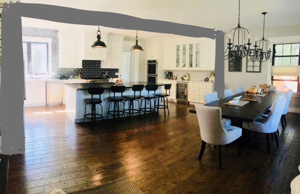 how can I create separation within my new open floorplan