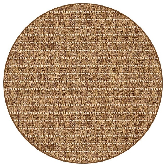 Couristan DOMINICA Area Rug Indoor/Outdoor Carpet, Round 5 ...