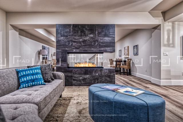 EcoSmart™ Flex 104PN Peninsula Fireplace Insert - Wall-Mounted Ethanol ...