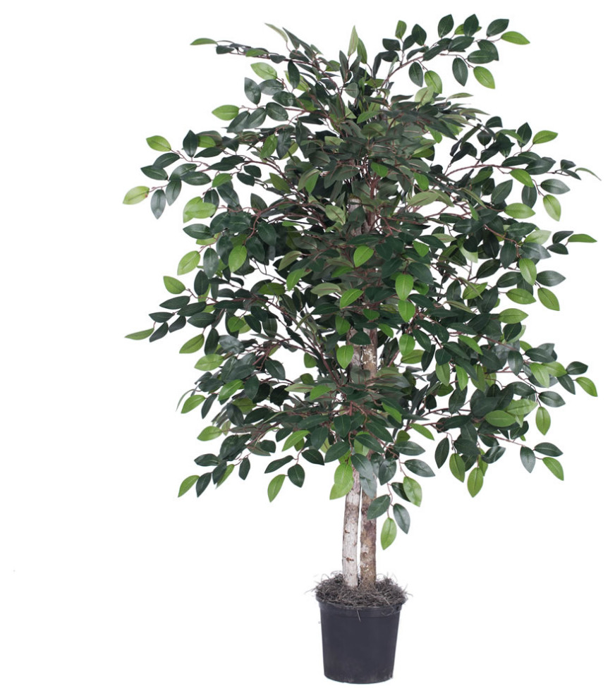 4' Mini Ficus Bush - Contemporary - Artificial Plants And Trees - by ...