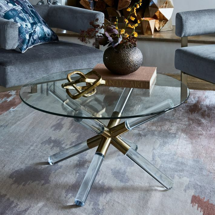 Modern Coffee Tables with Lucite Acrylic Legs - Modern - Living Room ...