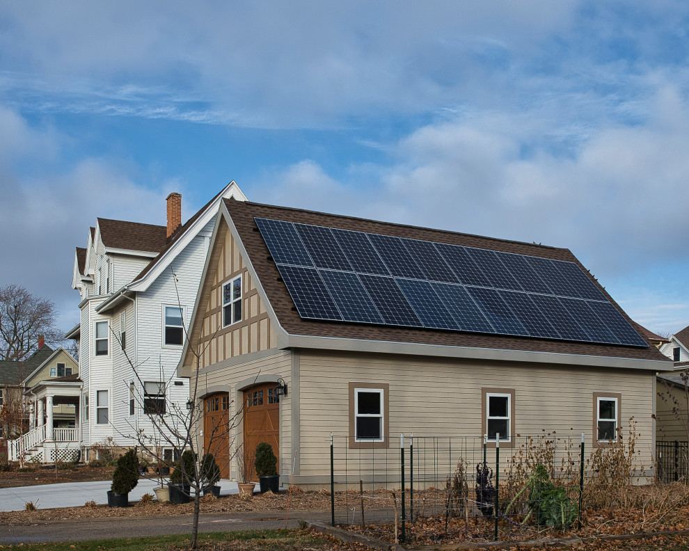 Garage - Solar Array Side - Traditional - Garage - Other - by Guideline ...