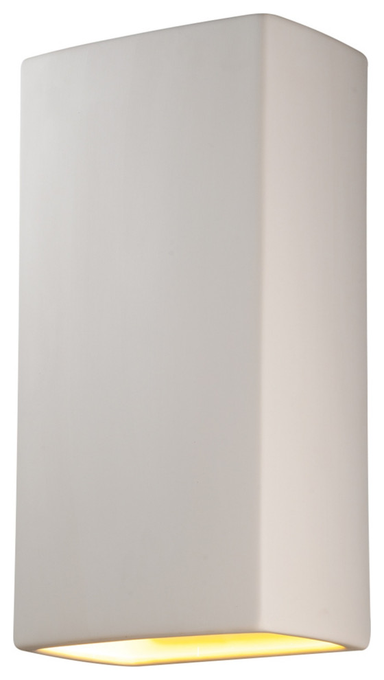 Ambiance Really Big Rectangle, Open Top/Bottom Sconce - Modern - Wall ...