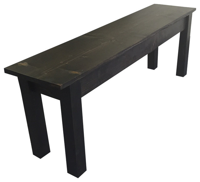 Tavern Bench, 42" - Contemporary - Upholstered Benches - by Ezekiel ...