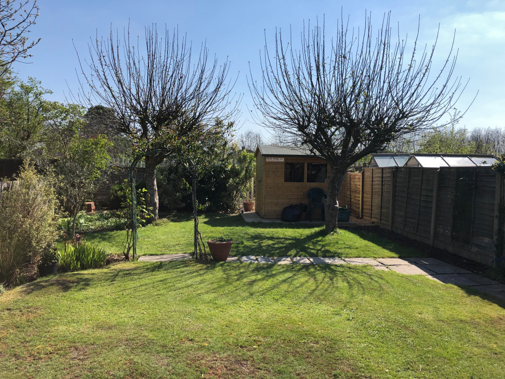 Garden layout ideas for bottom of garden/advice on waterlogged area ...