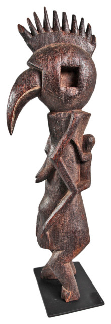 Consigned Afo Nigerian Bird Figure Female - Contemporary - Decorative ...