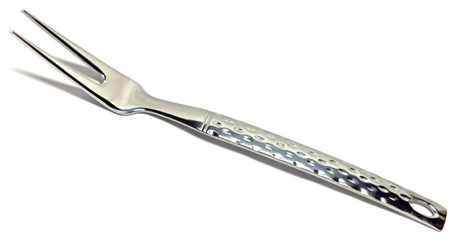 Professional Quality Meat Fork with Hammered Design Handle ...