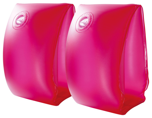 Set of 2 Inflatable Pink Children's Arm Floats - 3 Years and Up ...