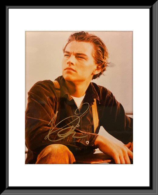 Titanic Leonardo DiCaprio signed movie photo - Contemporary ...