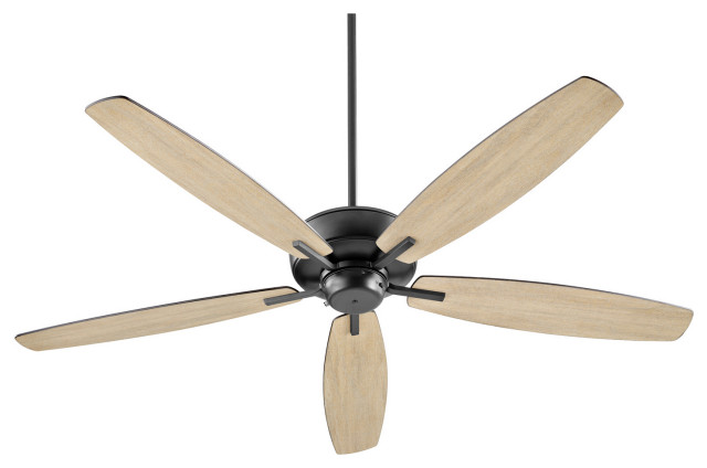 Quorum Breeze 60" Indoor Ceiling Fan in Noir, 60.000 - Farmhouse ...