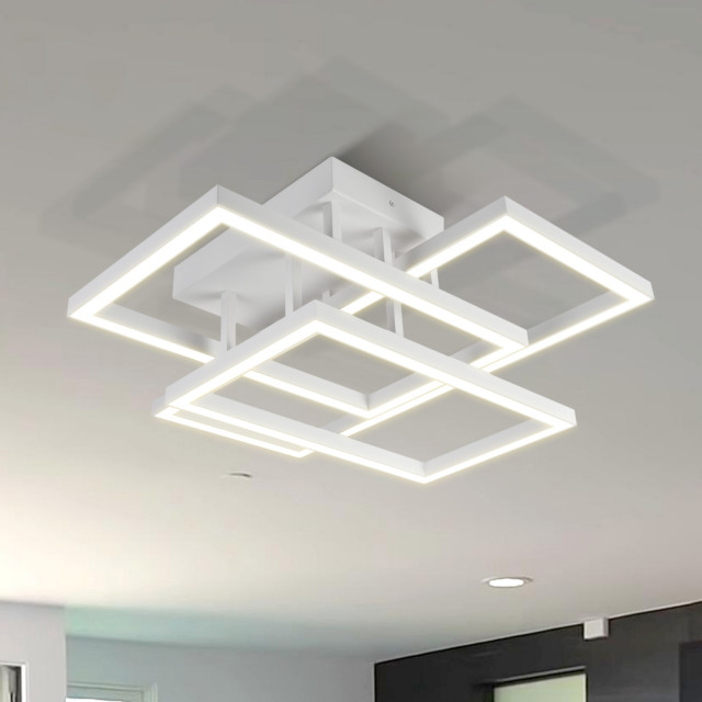 Radium 28" ETL Certified Integrated LED Rectangular Ceiling Light ...