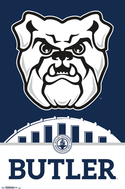 Butler University Logo Poster, 22.375"x34" - Contemporary - Prints And ...