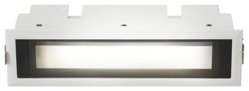 6.5" Integrated LED Recessed Wall Washer with Trim Commercial Grade ...