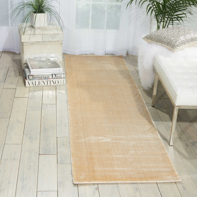 Nourison Starlight STA06 Oyster Area Rug, Runner 2'3" x 8 ...