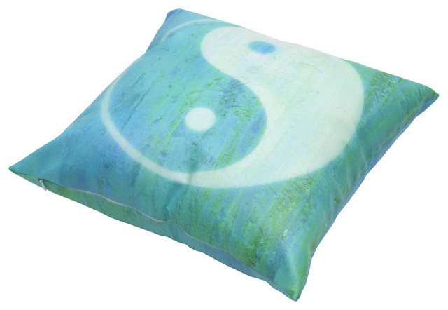 Yin Yang Pillow - Asian - Decorative Pillows - by Homesquare | Houzz
