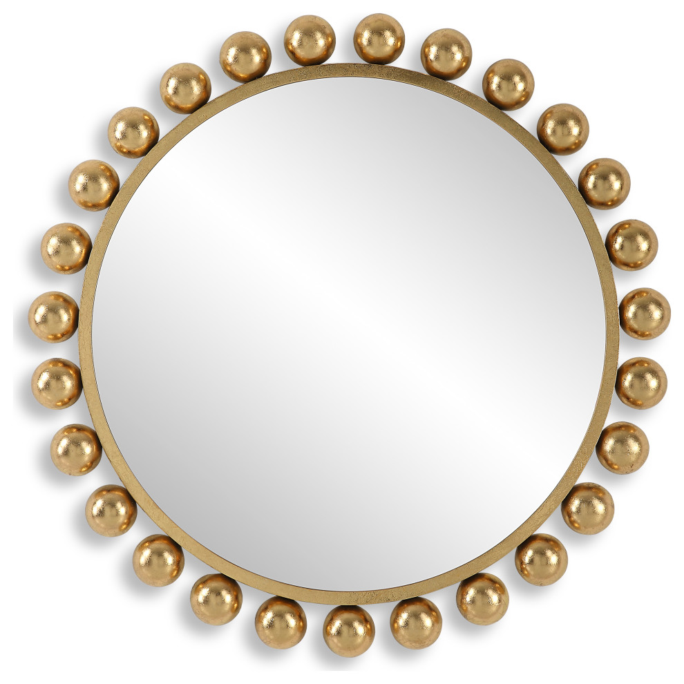34" Hemisphere Round Mirror - Contemporary - Wall Mirrors - by ...