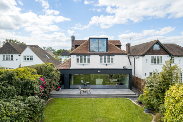 Single Storey rear extension, Loft conversion and outbuilding - Modern ...