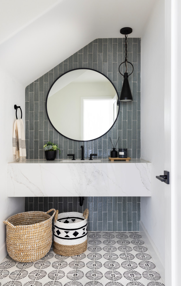 Dove Canyon Remodel - Beach Style - Powder Room - Orange County - by ...