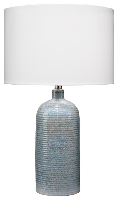 Declan Ceramic Table Lamp, Blue - Contemporary - Table Lamps - by Jamie ...