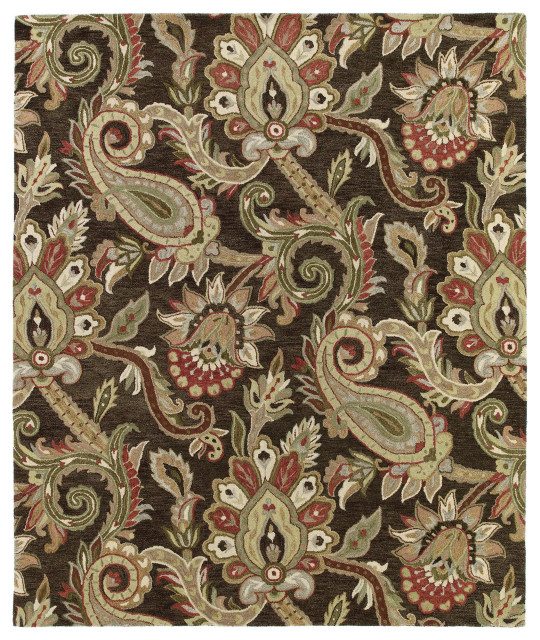 Kaleen Helena Collection Dark Chocolate Area Rug 5'x7'9 ...