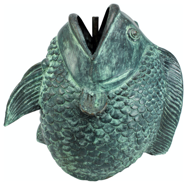 Dancing Asian Fish, Medium, 9.5 "W X 11"D X 11"H X 9lbs - Asian ...