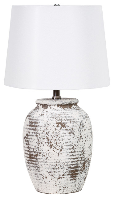 nuLOOM 23" Vintage Farmhouse Ceramic Table Lamp, 22" - Farmhouse ...