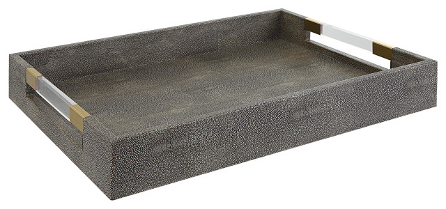 Wessex Gray Tray - Contemporary - Serving Trays - by Ownax | Houzz