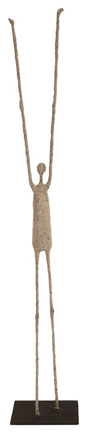 Human Sculpture, Hands Up, Paper Mache - Contemporary - Decorative ...