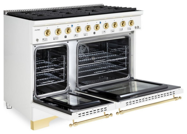 Classico Series 48" All Gas Freestanding Range - Contemporary - Gas ...