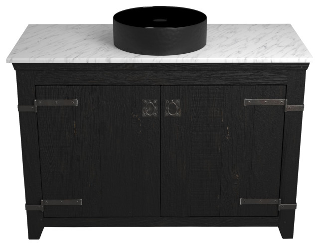 Native Trails VNB-VNT-MG1616-ABS-1 48" Americana Vanity w/ Carrara and ...